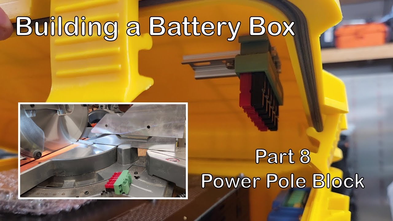 Building a Battery Box. Part 8 - Power Pole Block - YouTube