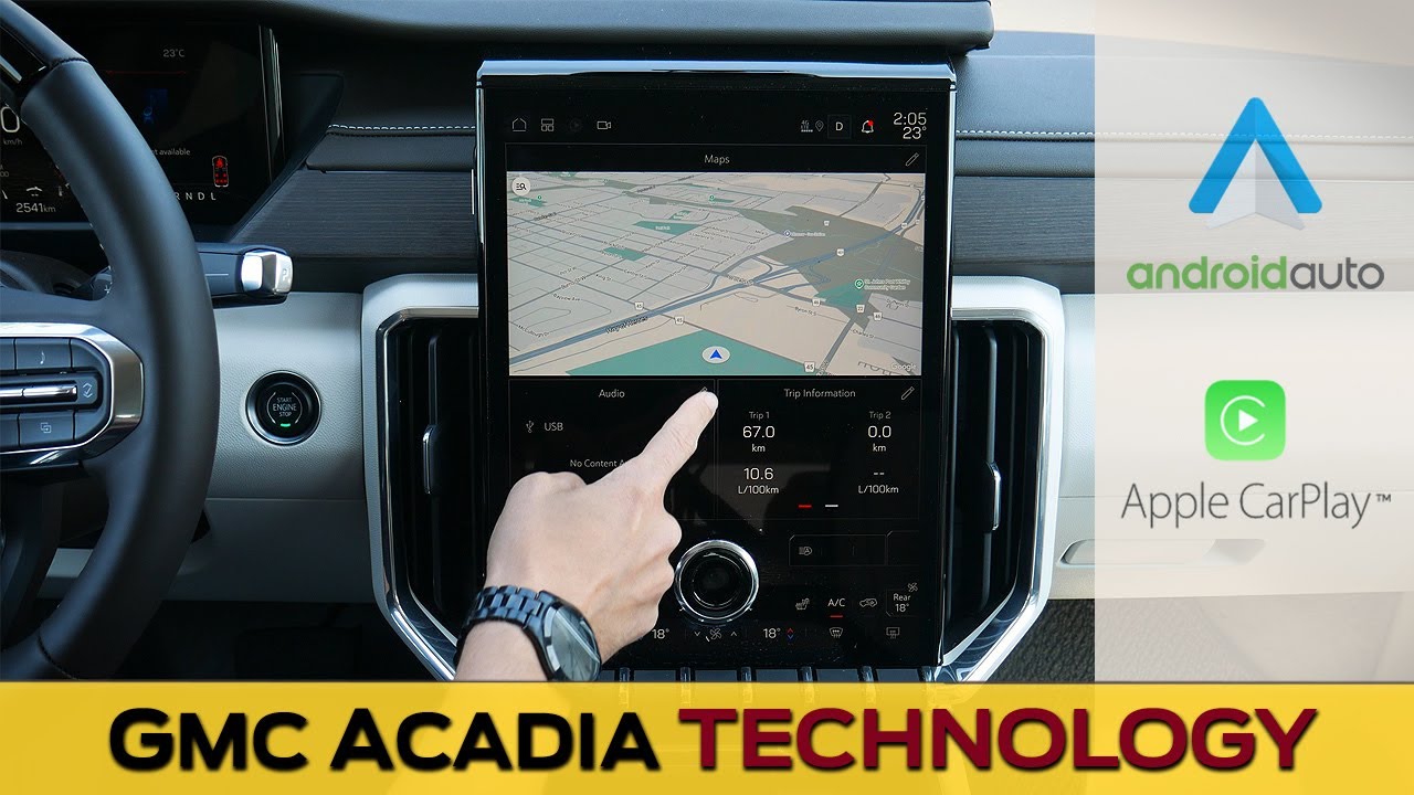 Media Screen in the GMC Acadia | Apple CarPlay, Android Auto, Nav and ...