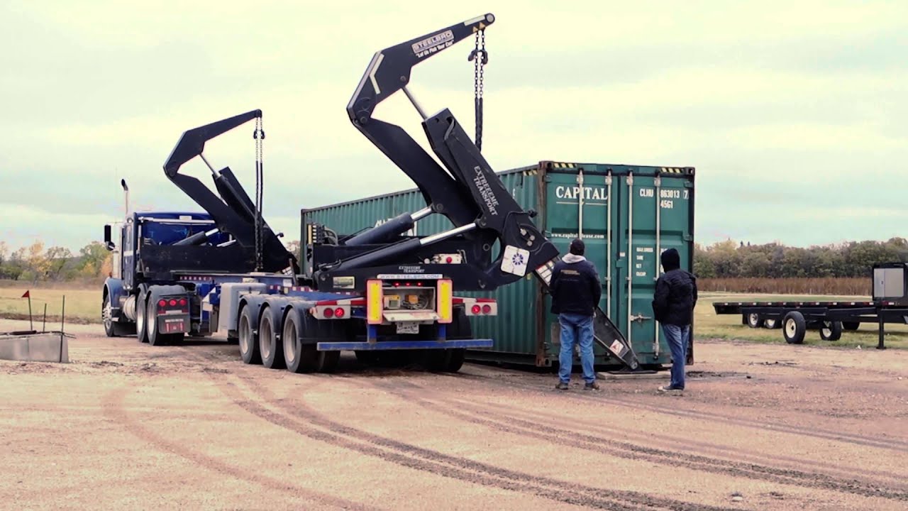 Cropsaver Container Pick-up - YouTube