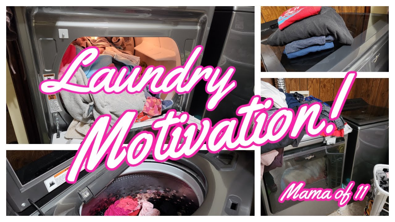 Laundry Motivation 2023/Do Laundry With Me!/Washing, Drying, Folding ...