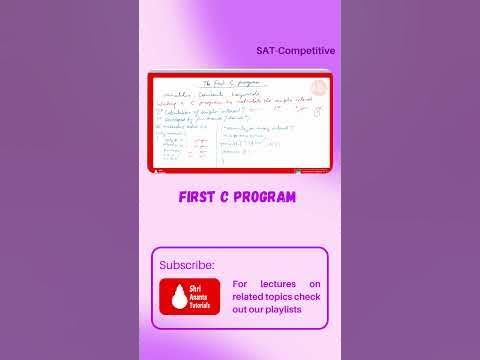 First C Program #shorts #cprogramming #cprogramminginhindi #cprograming #programmingfundamentals ...