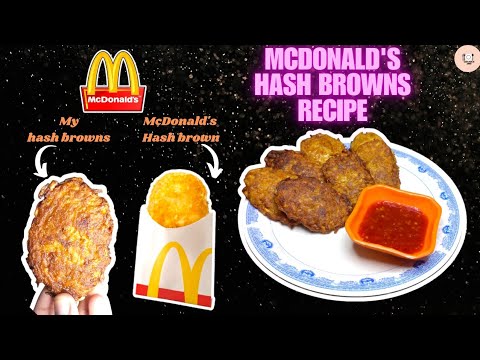 McDonald's Hash Brown Recipe | Crispy Potato Hash Browns | CopyCat ...