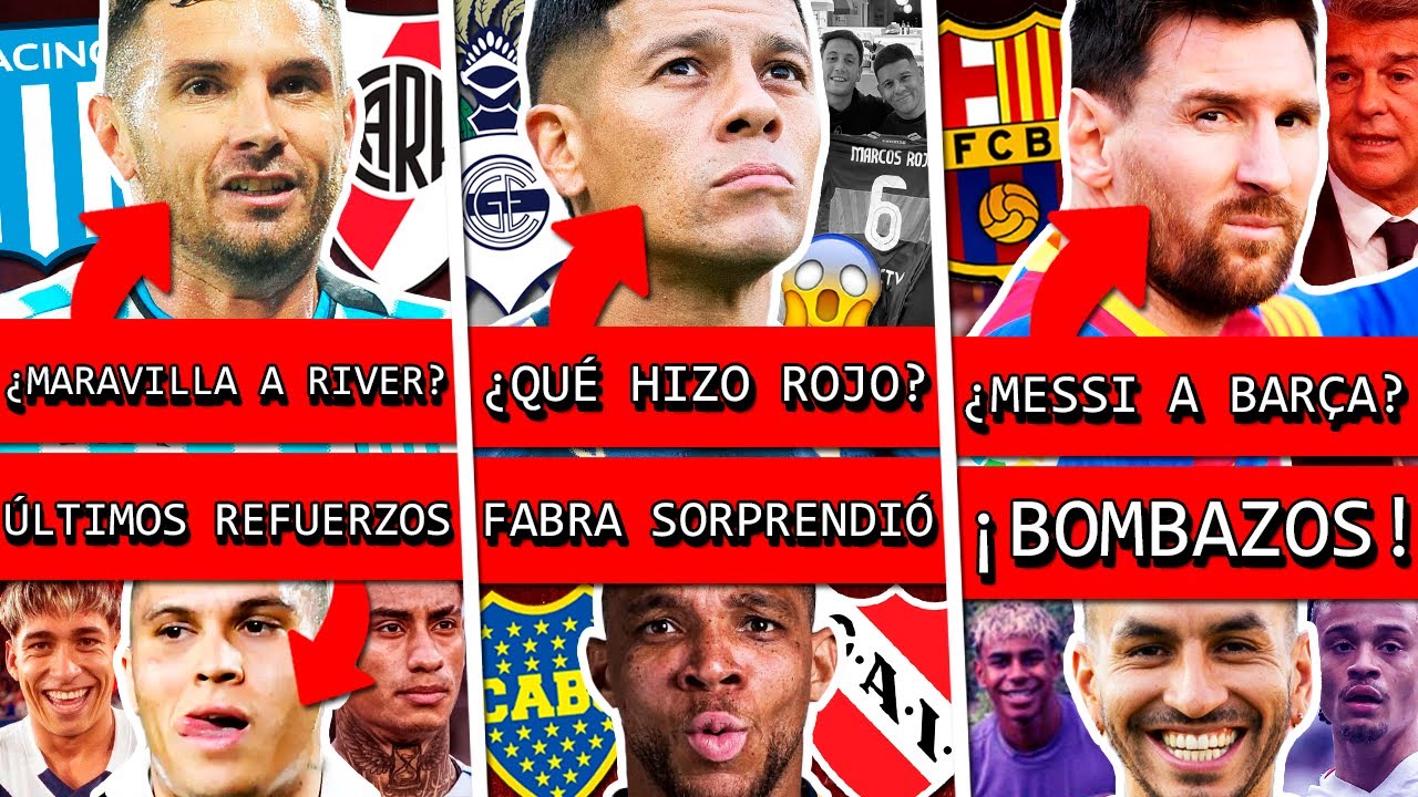 ¿RIVER avanzó por MARAVILLA MARTÍNEZ?+ BOCA sorprende por ROJO y FABRA+ ...