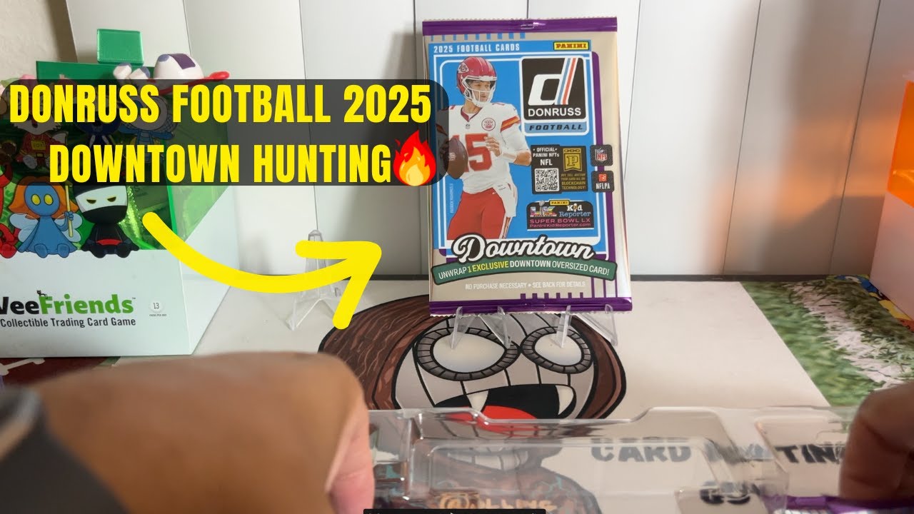 DONRUSS FOOTBALL 2025 Costco Box Downtown Jumbo Hunt - YouTube