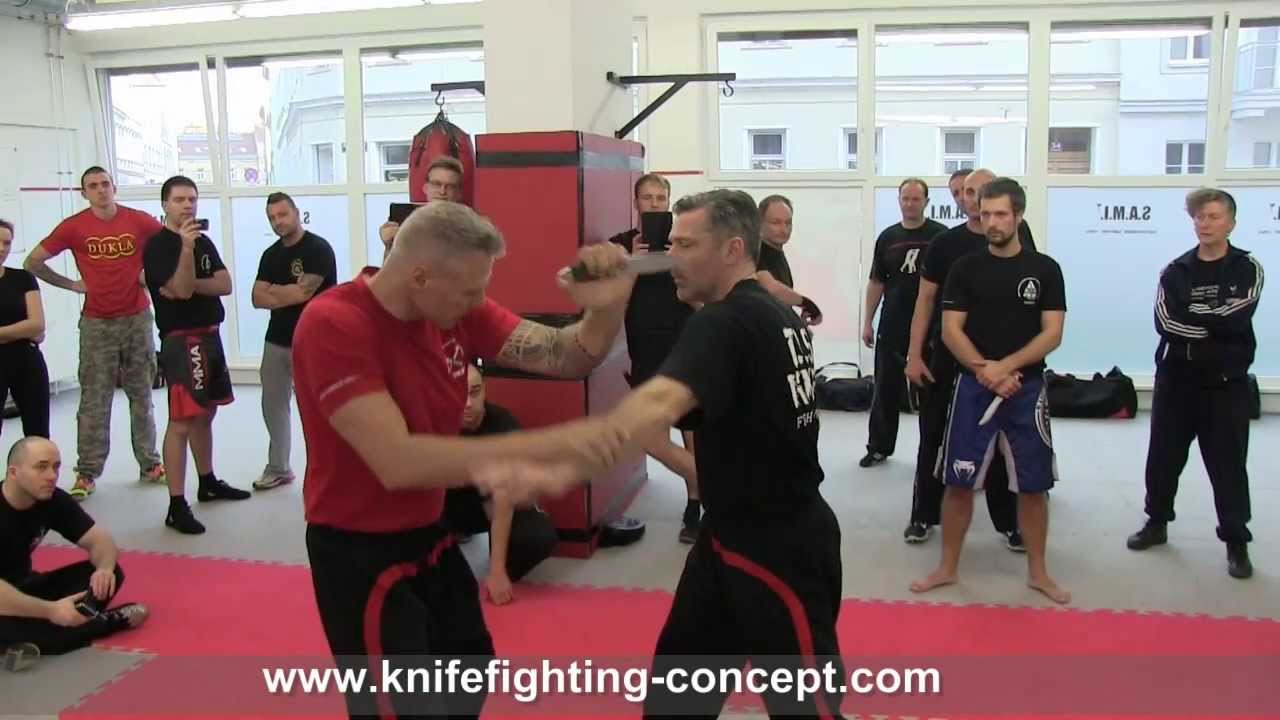 SAMI Combat Systems - Knife Fighting Concept - Instructorcourse Day 4 - Applications - YouTube