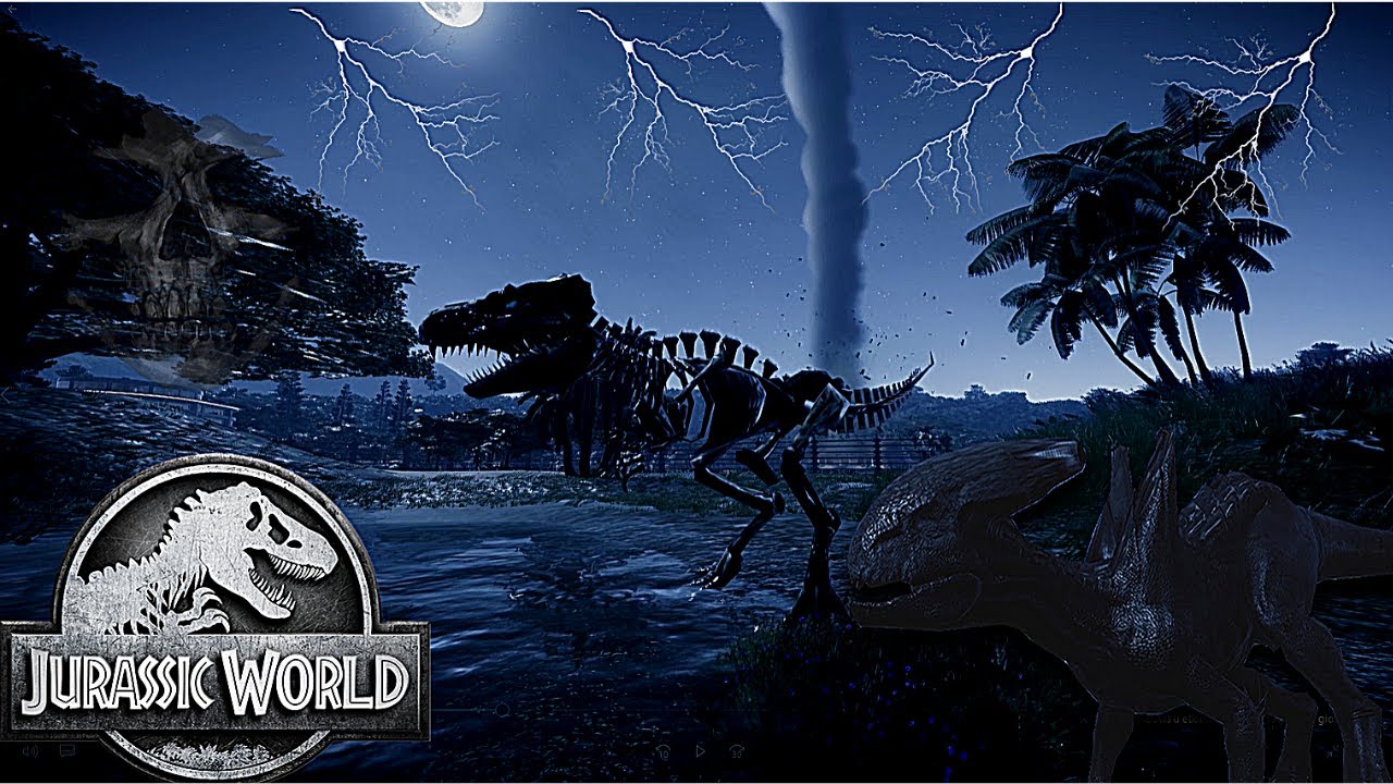 Nightmare in Jurassic Park Skeleton T-rex Vs Alien Indoraptor ...
