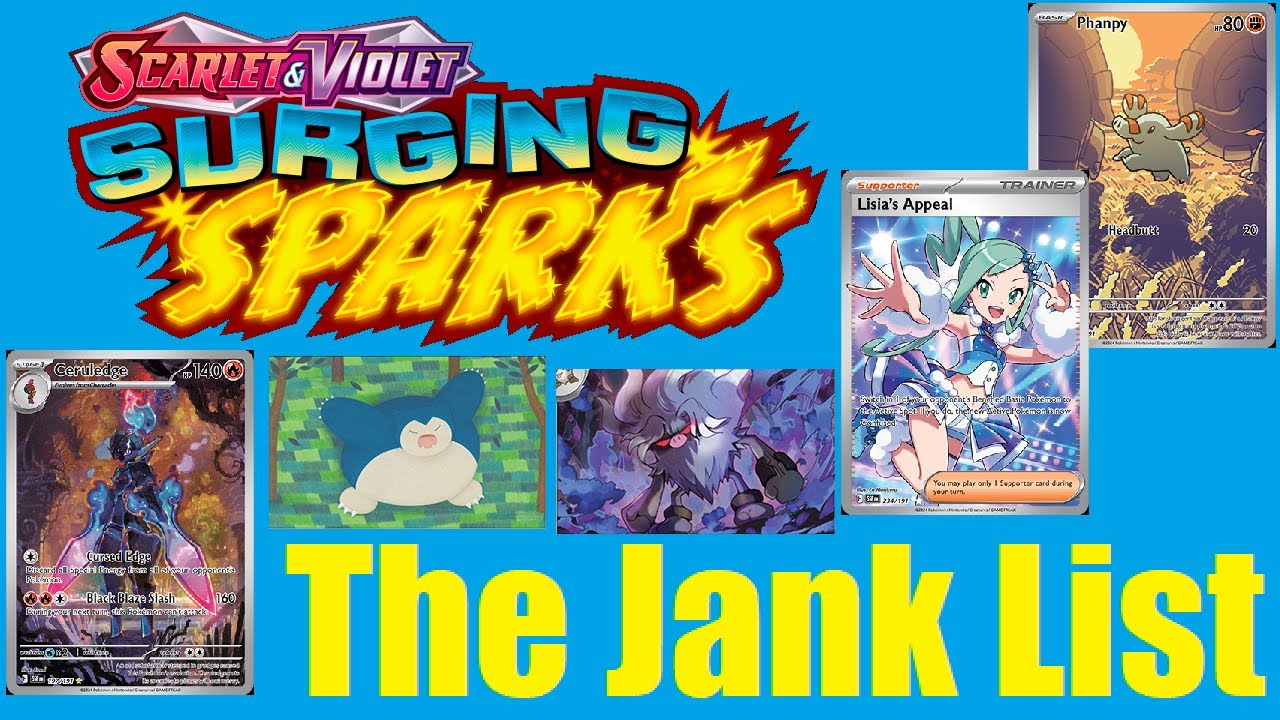 Surging Sparks: The Jank List! All the Jankiest cards in Surging Sparks ...