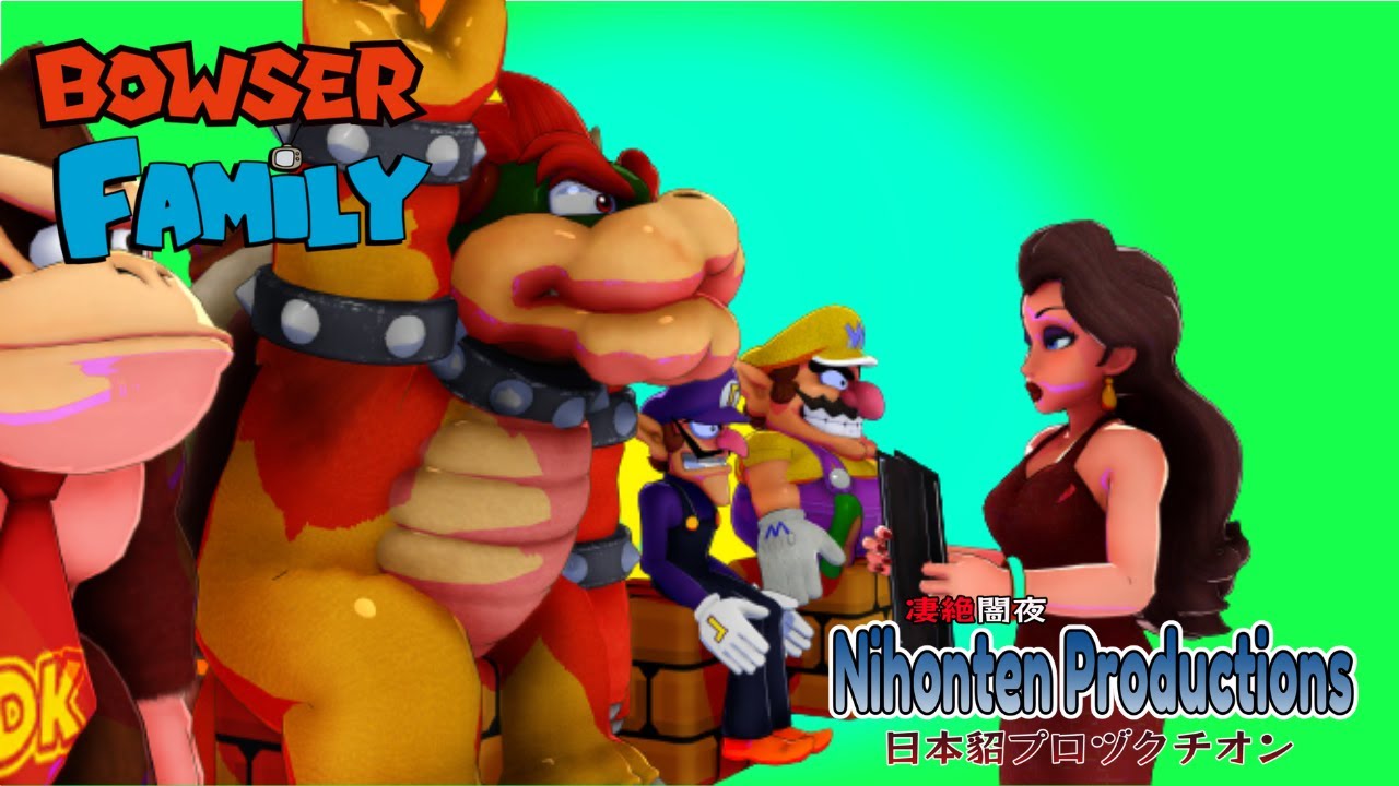 【MMD】Bowser's Family : Bowser (Peter) Failed Homeroom Class - YouTube