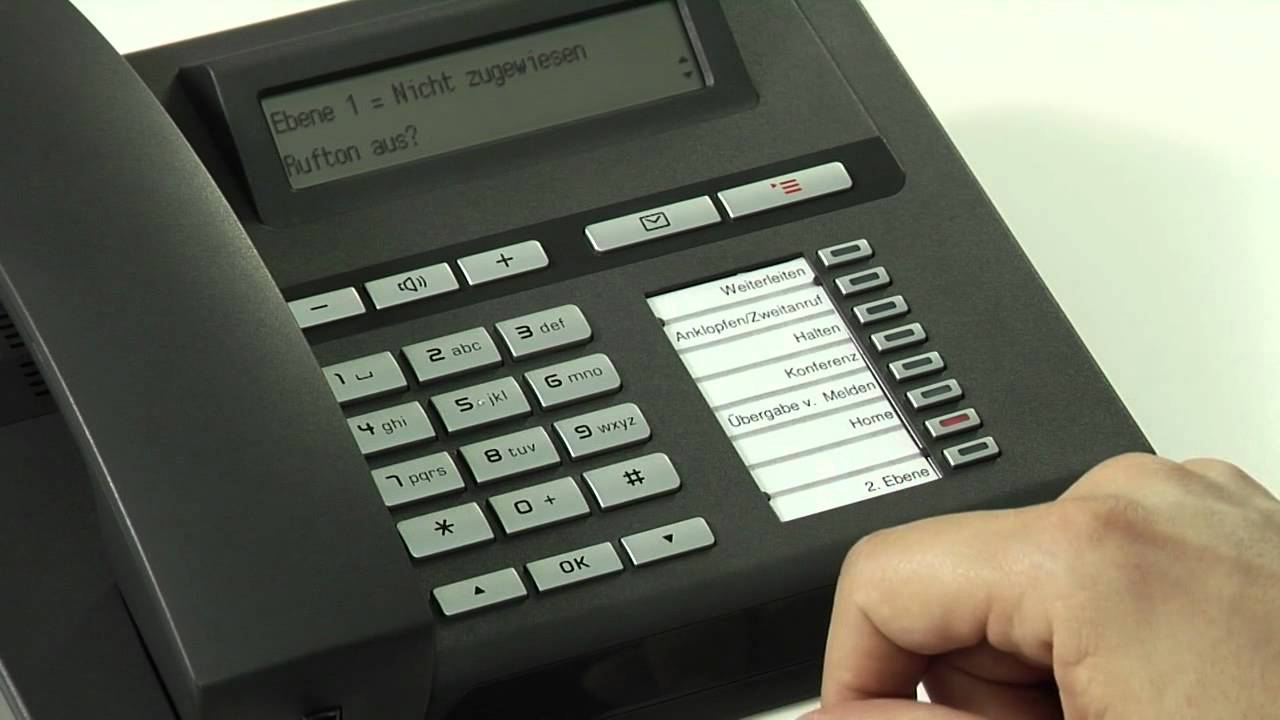 Funktion auf Taste programmieren OpenStage 15 SIP - YouTube