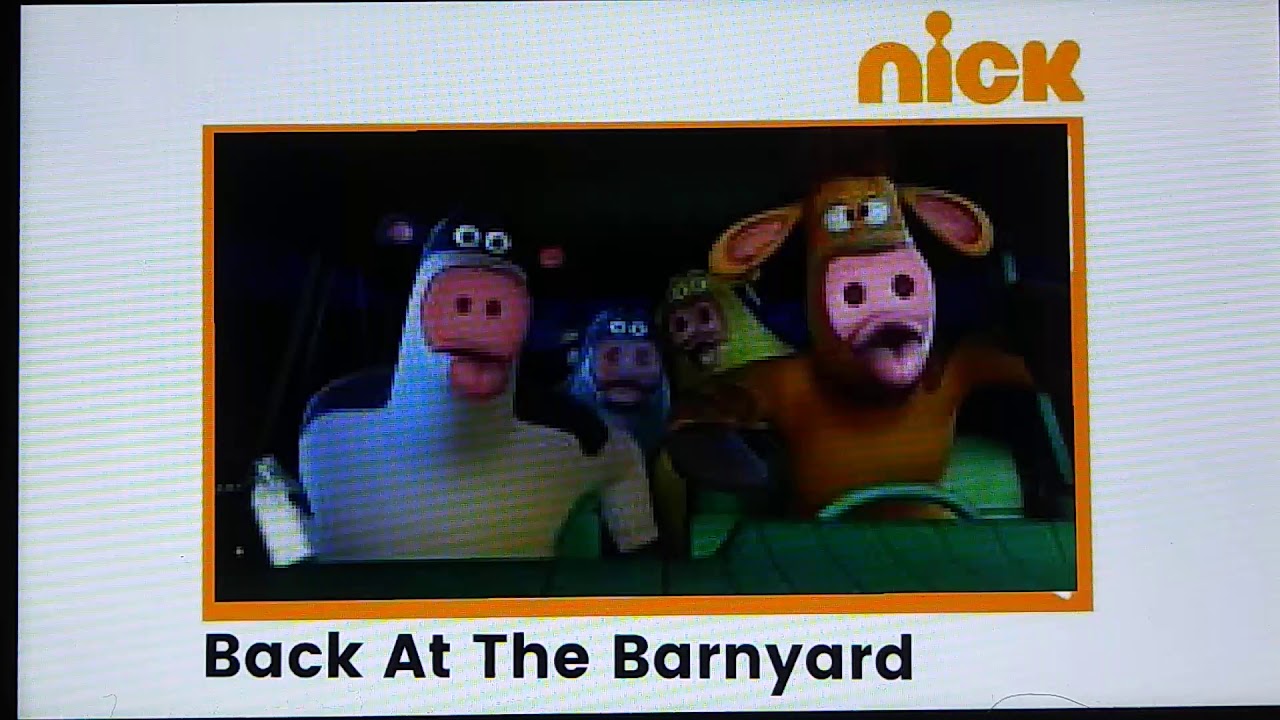 Nickelodeon Bumper (2009-2010) Coming Up Back At The Barnyard / Now ...