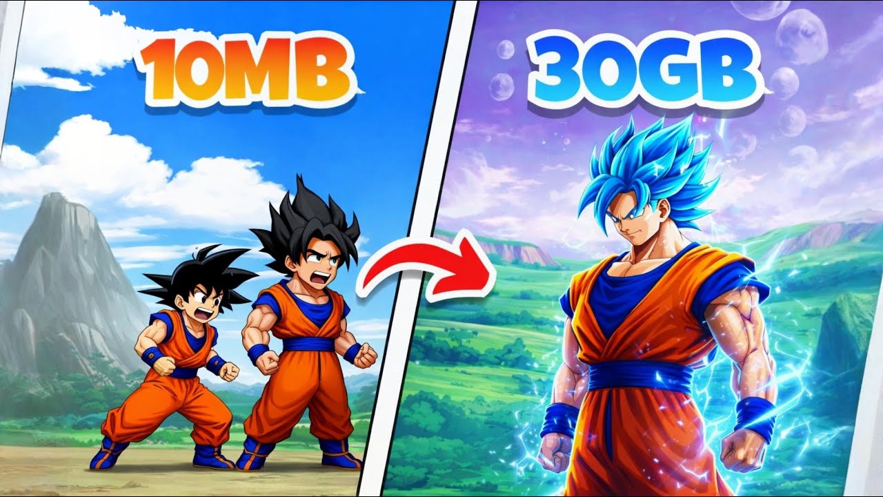 I Played a 10MB Game and a 30GB Game… BIG MISTAKE - YouTube