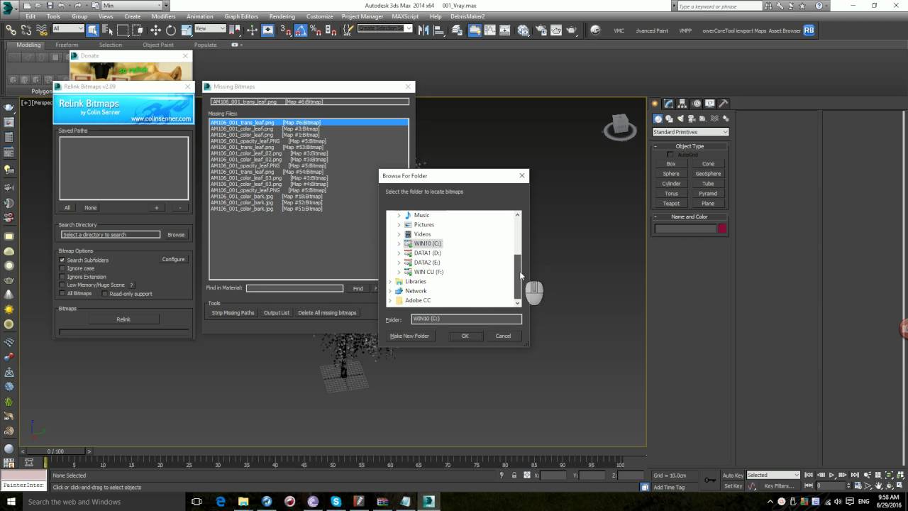 Relink Bitmaps – Tự động tìm đường dẫn map trong 3Ds Max | MinUp - YouTube