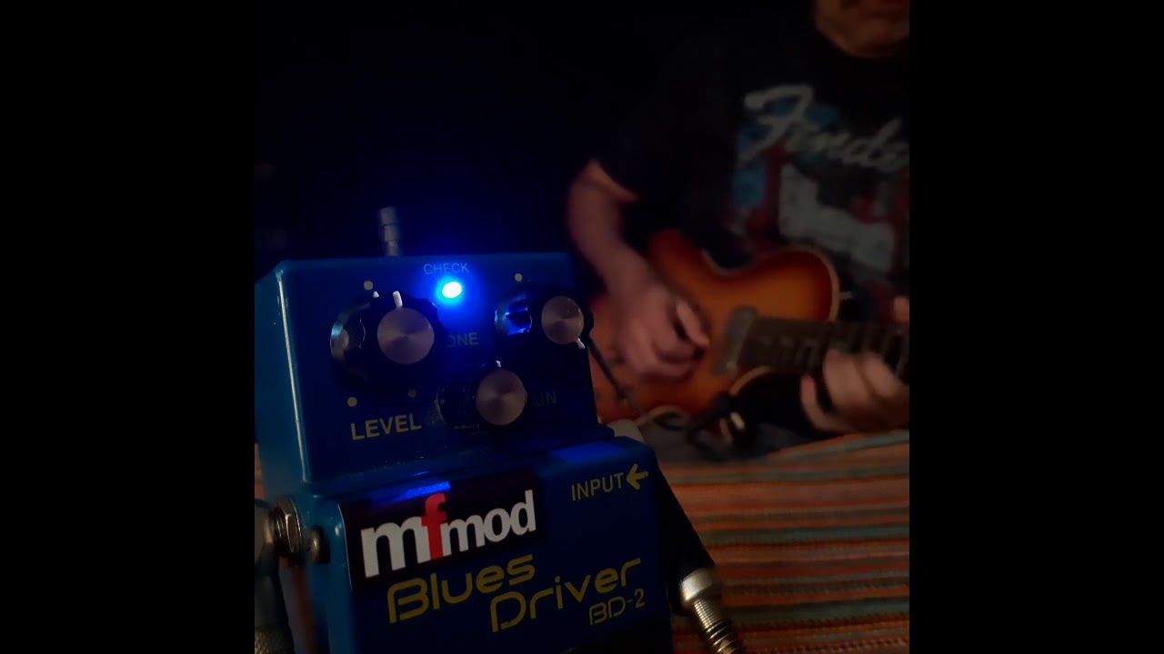 BD-2 Blues Driver - Diamond Mod - Mfmod Cutom Pedals - YouTube