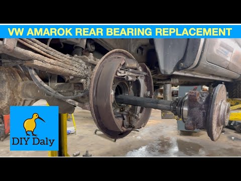 VW Amarok rear Wheel bearing replacement (half shaft removal ...