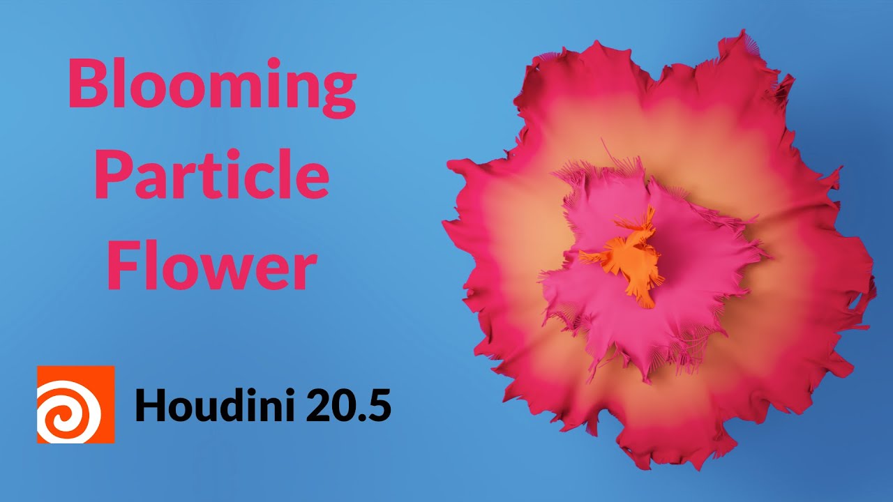 Blooming Particle Flower in Houdini | Houdini 20.5 - YouTube