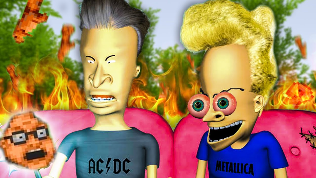 Beavis and Butthead but its incredibly cursed - YouTube