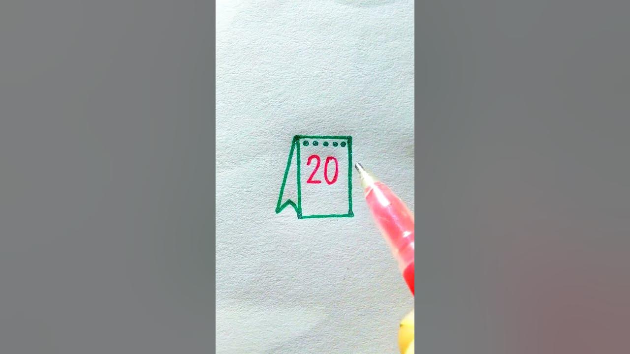 How to draw calender #drawing #shortvideo - YouTube