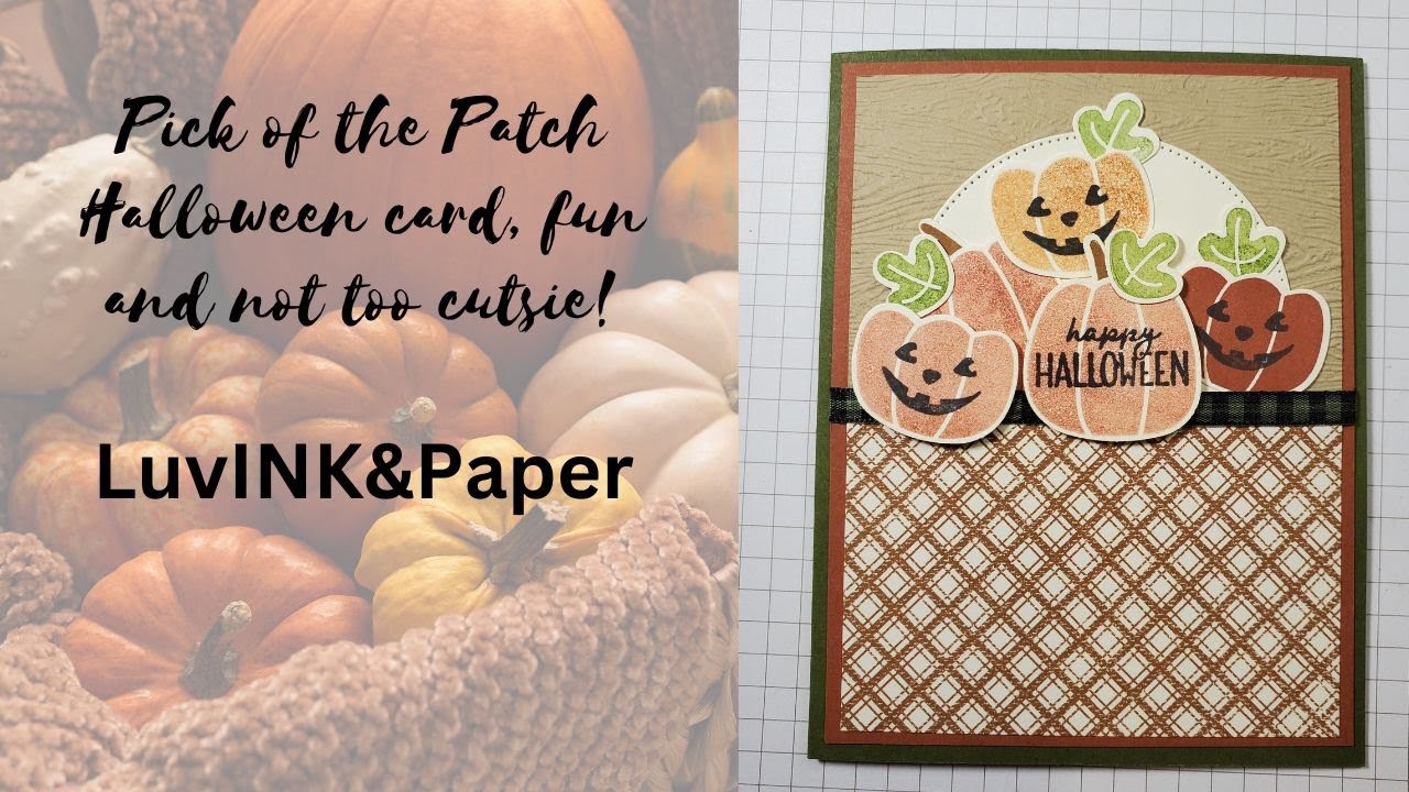 Pick of the Patch Halloween Card - YouTube