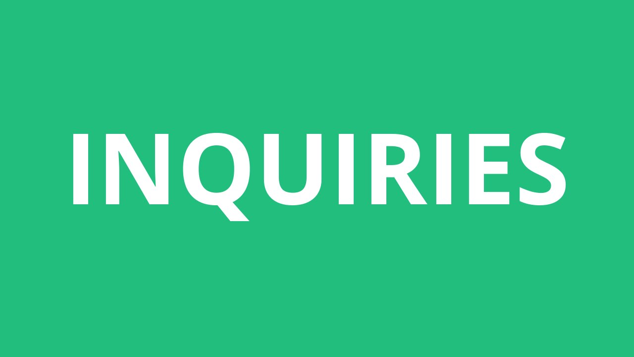 How To Pronounce Inquiries - Pronunciation Academy - YouTube