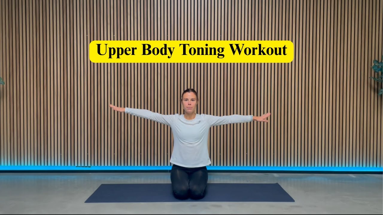 Upper Body Toning Workout | No Equipment | No Gym - YouTube