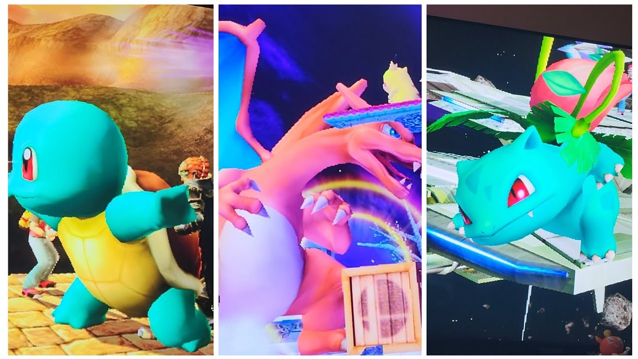 Super Smash Bros Brawl Classic Mode Giant Squirtle, Giant Ivysore ...