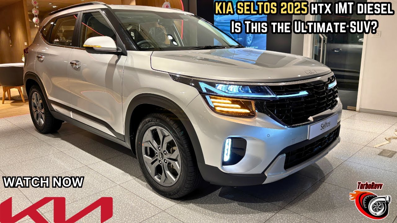 Kia Seltos HTX Diesel iMT: Features & Design in Detail - YouTube
