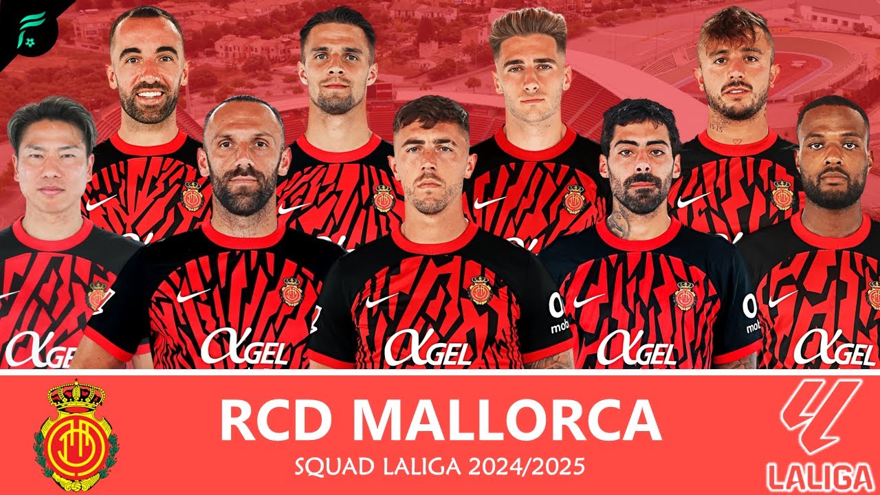 RCD MALLORCA 🔴⚫️ SQUAD for Laliga Season 2024/2025 with Transfer Update ...