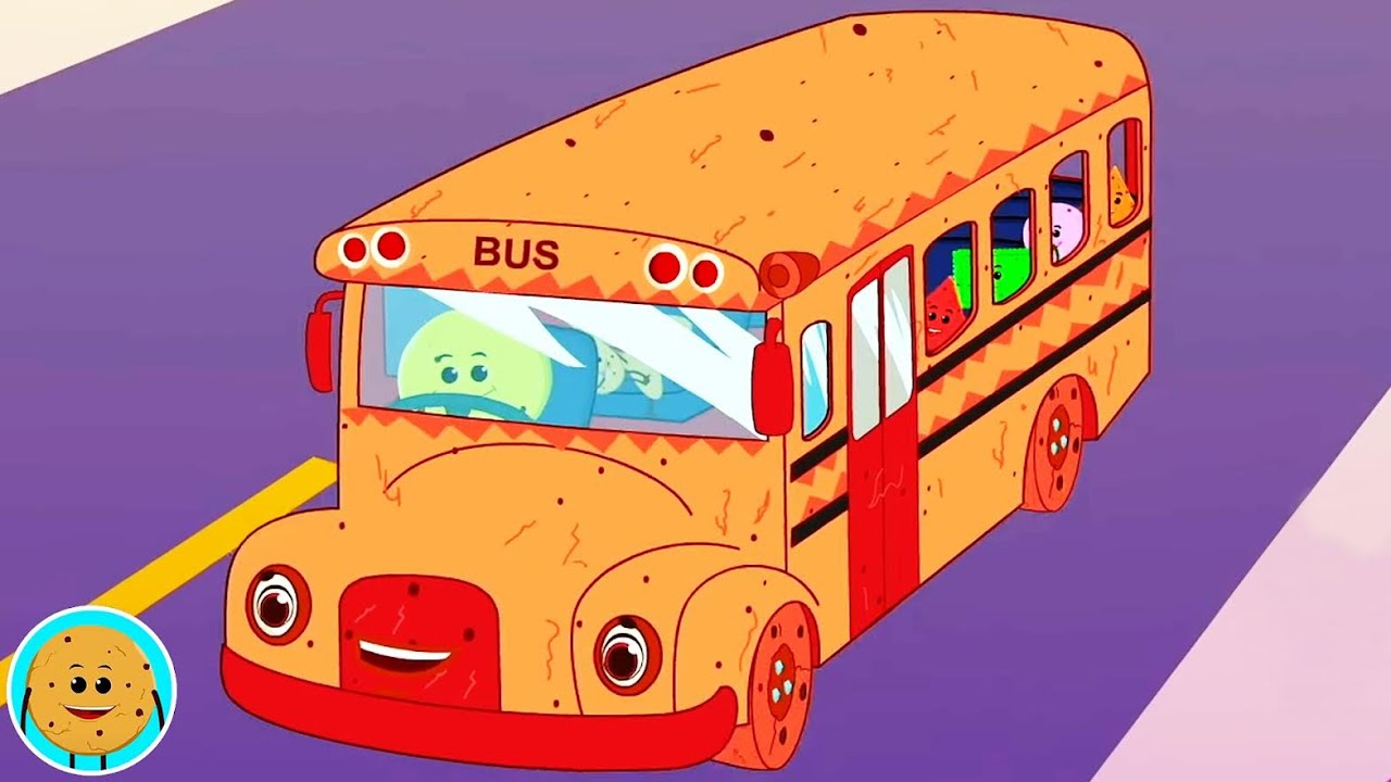 Wheels On The Bus by Hello Cookies & Vehicle Rhyme for Babies - YouTube
