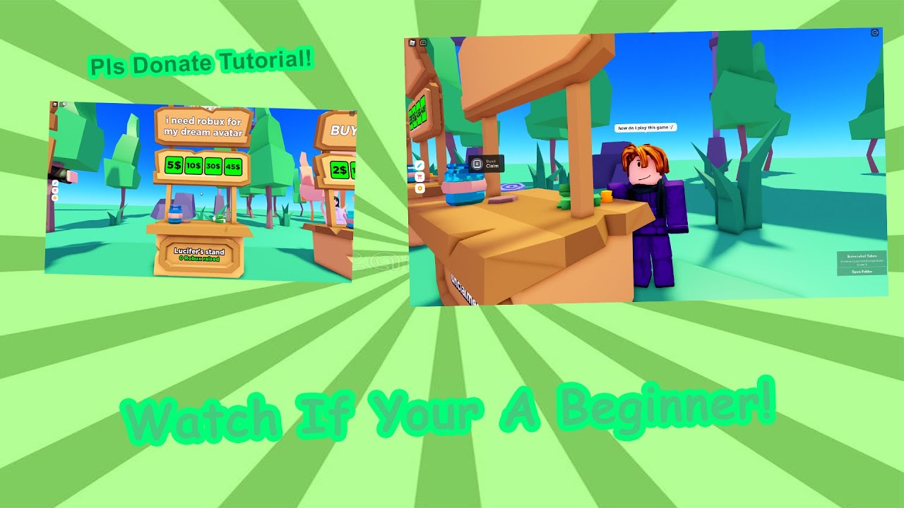 Pls Donate Tutorial ( WATCH IF YOUR NEW TO PLS DONATE ) - YouTube