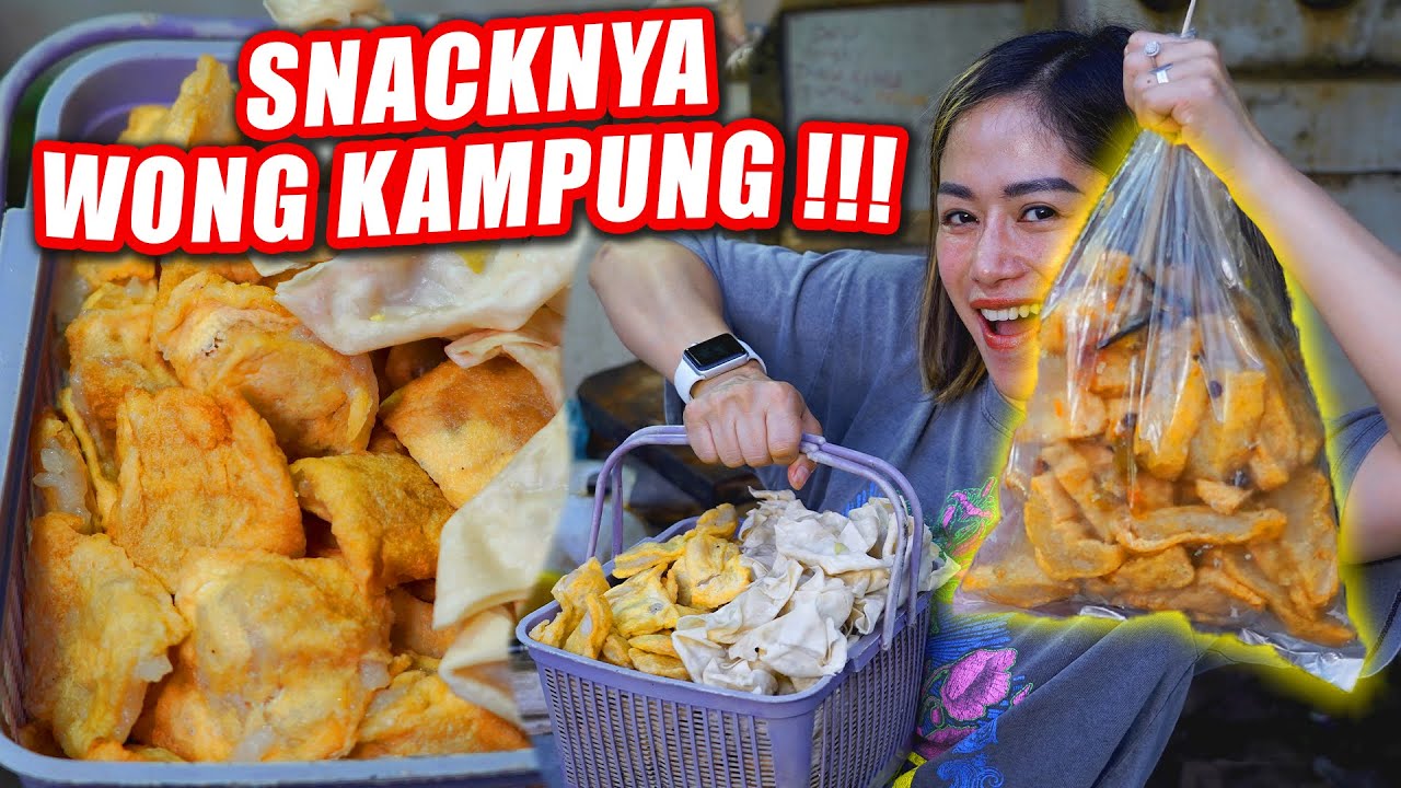SNACK KAMPUNG!! HARGANYA 5 RB SAJA, TAPI PEDASNYA BIKIN LIDAH KEJANG ...