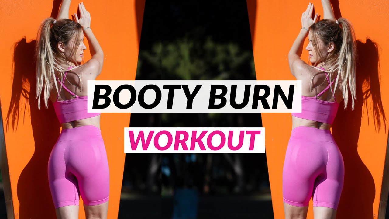 25 Min Booty Burn Workout With Dumbbells Knee Friendly No Squats