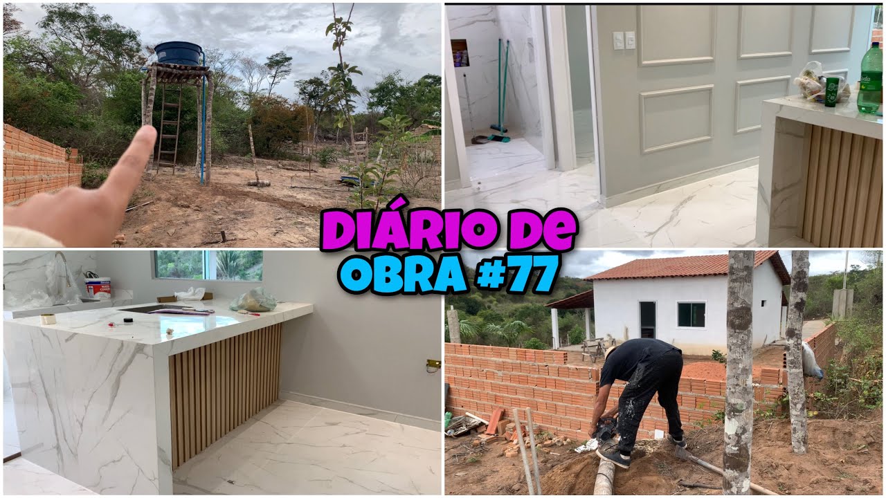 Diário de obra #77 - Fizemos uma estrutura provisória para nossa caixa ...