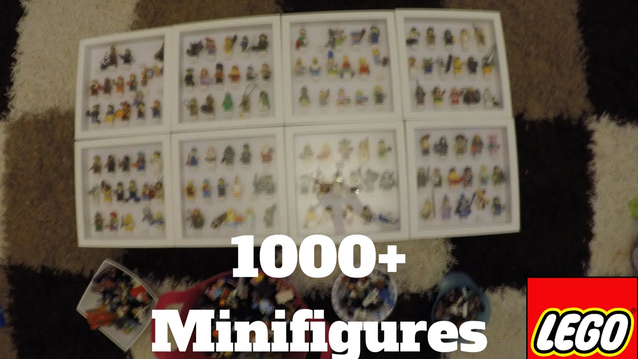 HUGE Lego Minifigure Collection 1000+ 2016 - YouTube