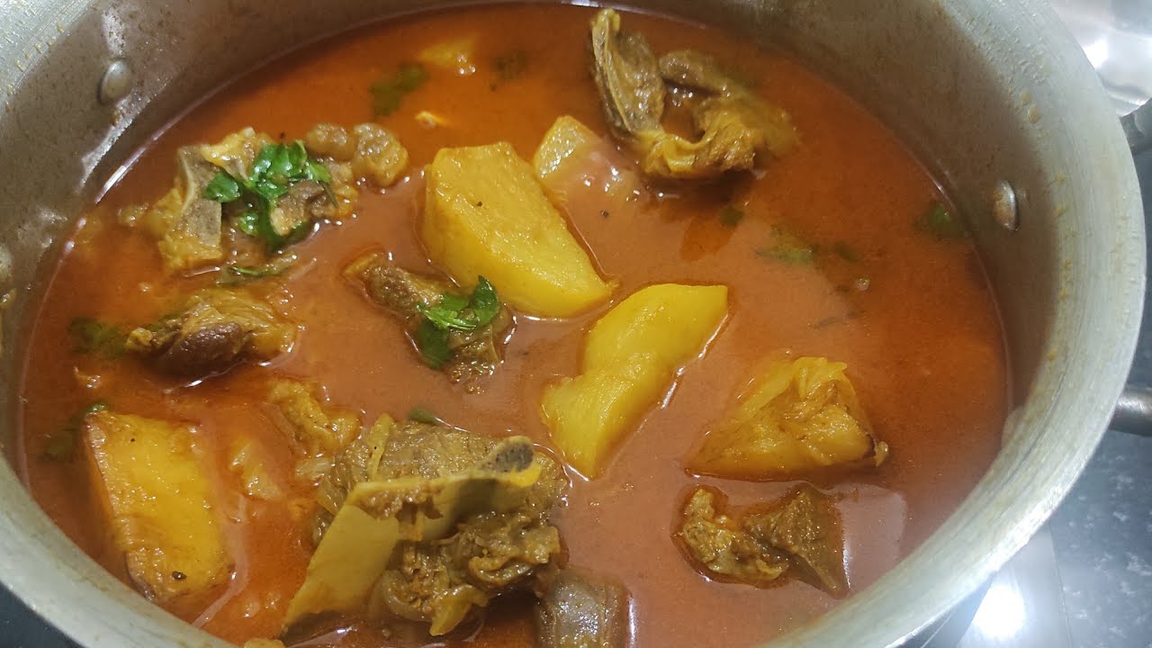 Winter Special recipe of Kashmir || Gogji ti Maaz || Turnip with Mutton ...