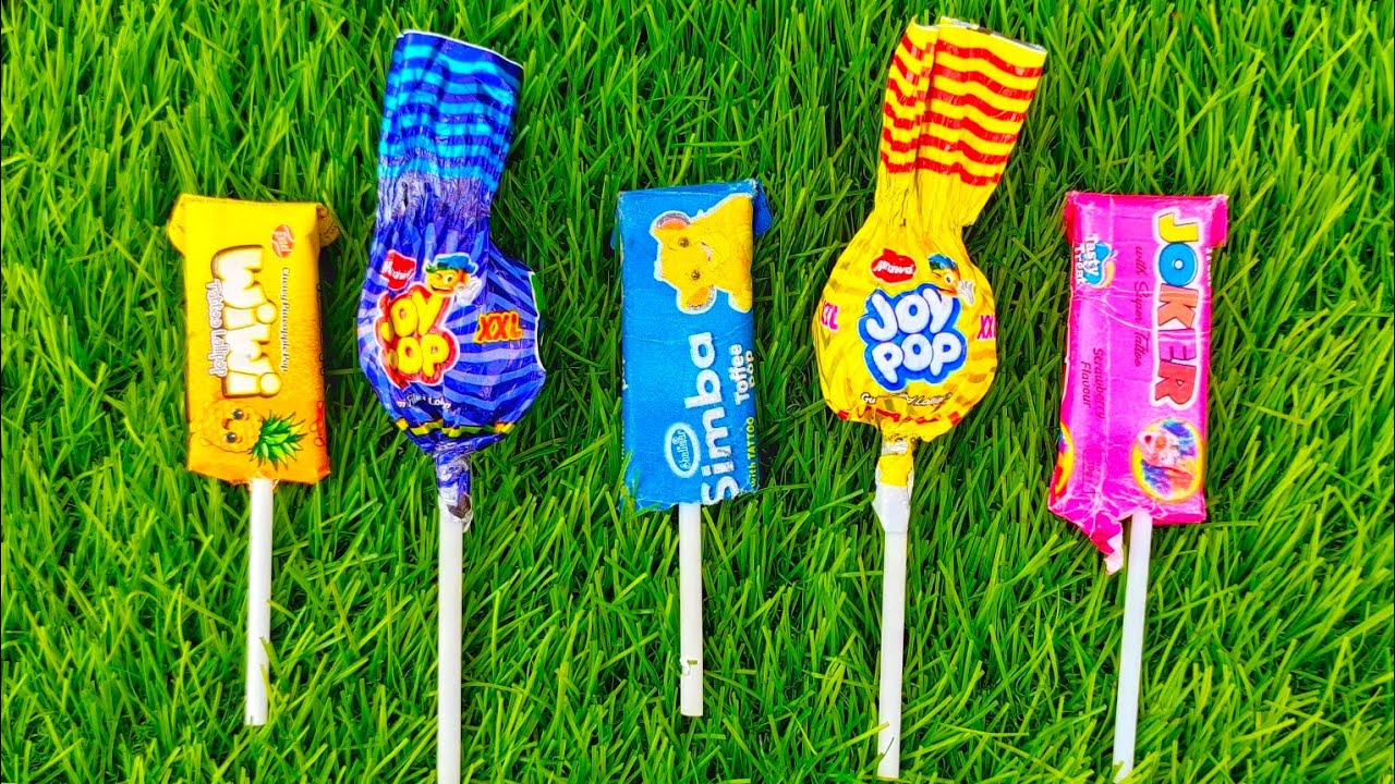🍭Learn Colors with lollipops and Sweets | Lollipops Unpacking | ASMR ...