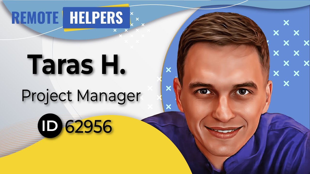 Lead Generation Manager Taras H., hire id 62956 | Remote Helpers - YouTube