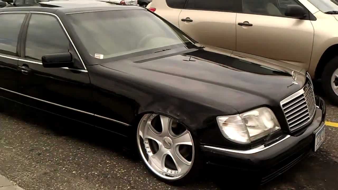 B E A U T F U L Mercedes Benz with some Sick DUBS LowRider Benzo ...