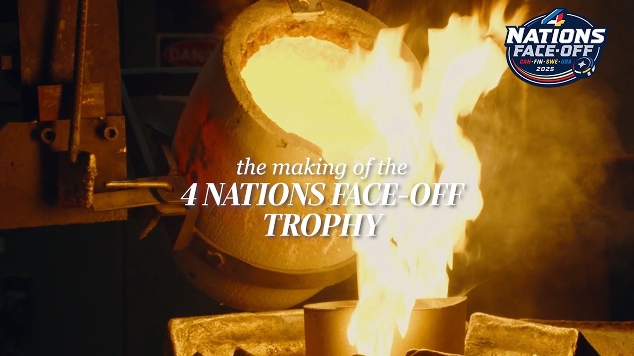The NHL Presents: The Making of the 4 Nations Face-Off Trophy - YouTube