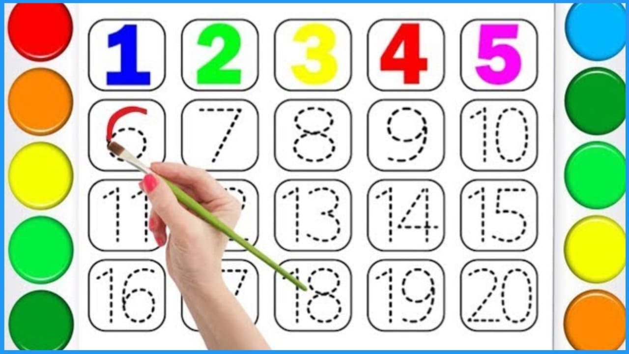 123Numbers | Number Song 1 to 100| 12345 learning for kids| Learn to ...