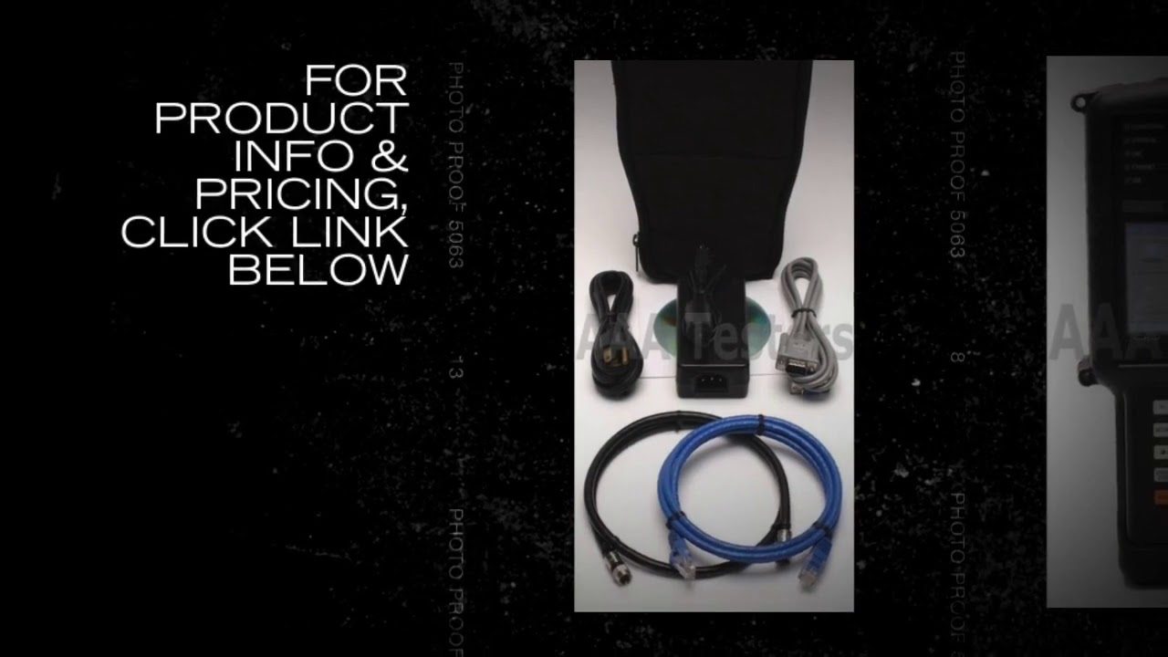 Sunrise Telecom CM-1000 Cable Modem Meter CM1000 - YouTube