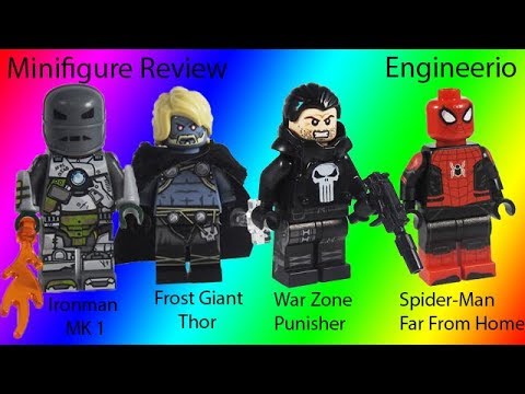 Custom Lego Minifigure Review: Engineerio Ironman MK1, Frost Giant Thor ...