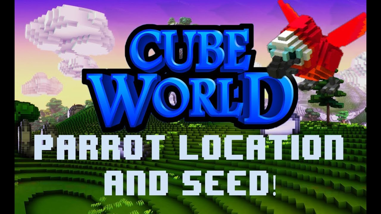 Cube World: Rare Parrot Spawn Location WITH Seed! - YouTube