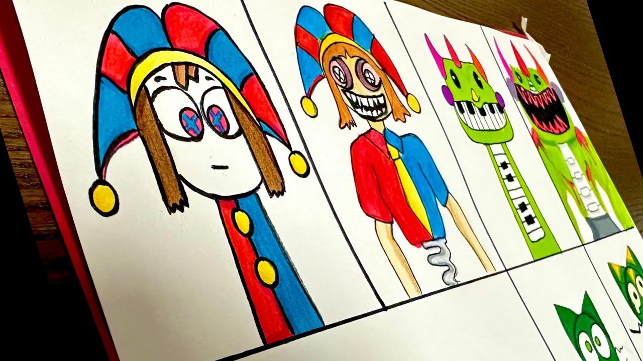 Drawing Sprunki OC Normal Phase VS Humanized Retake | Sprunki OC ...