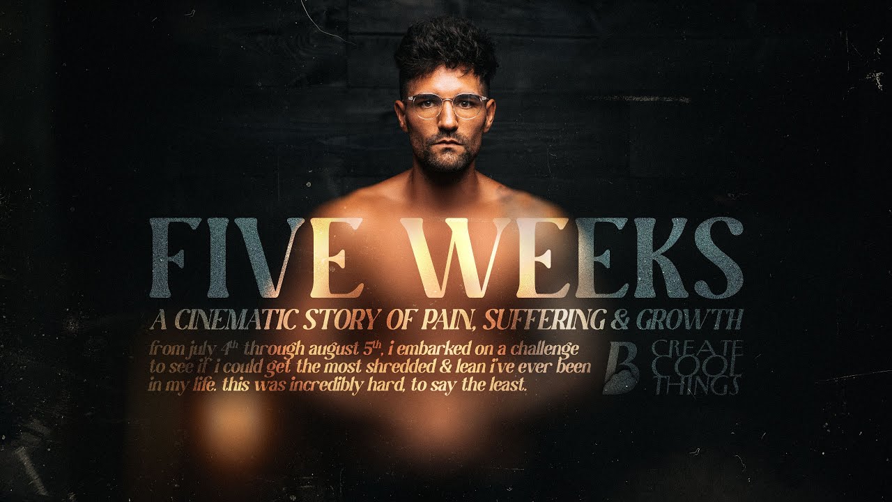 can i get BODY BUILDER SHREDDED completely natural in FIVE WEEKS?!💀 ...