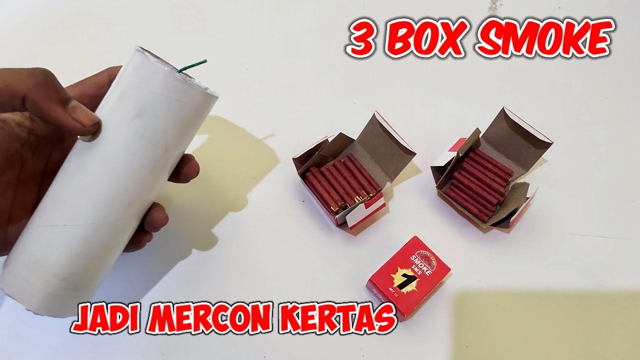 BEDAH 3BOX MERCON SMOKE JADI 2 MERCON KERTAS - YouTube