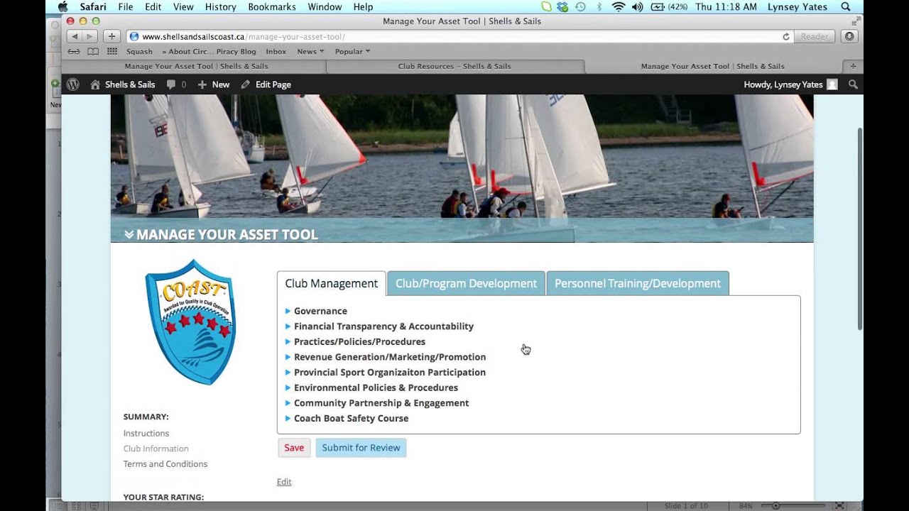 Shells & Sails Program - YouTube