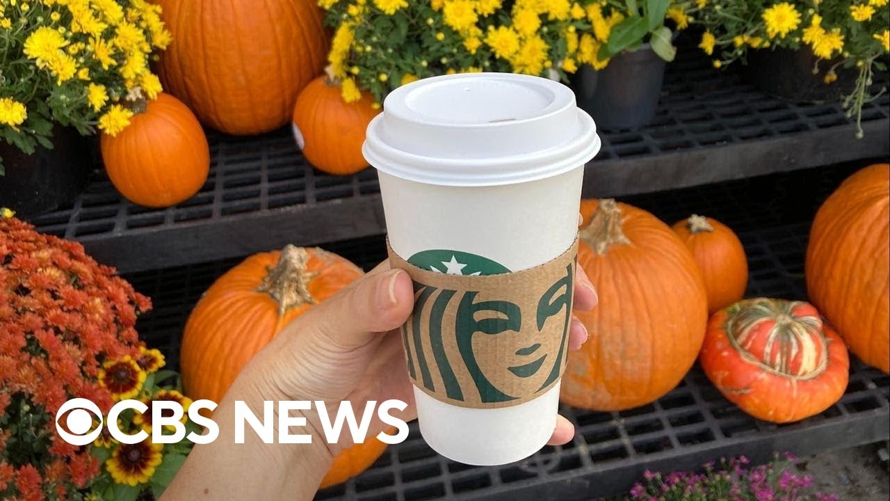 Pumpkin spice menus return - YouTube