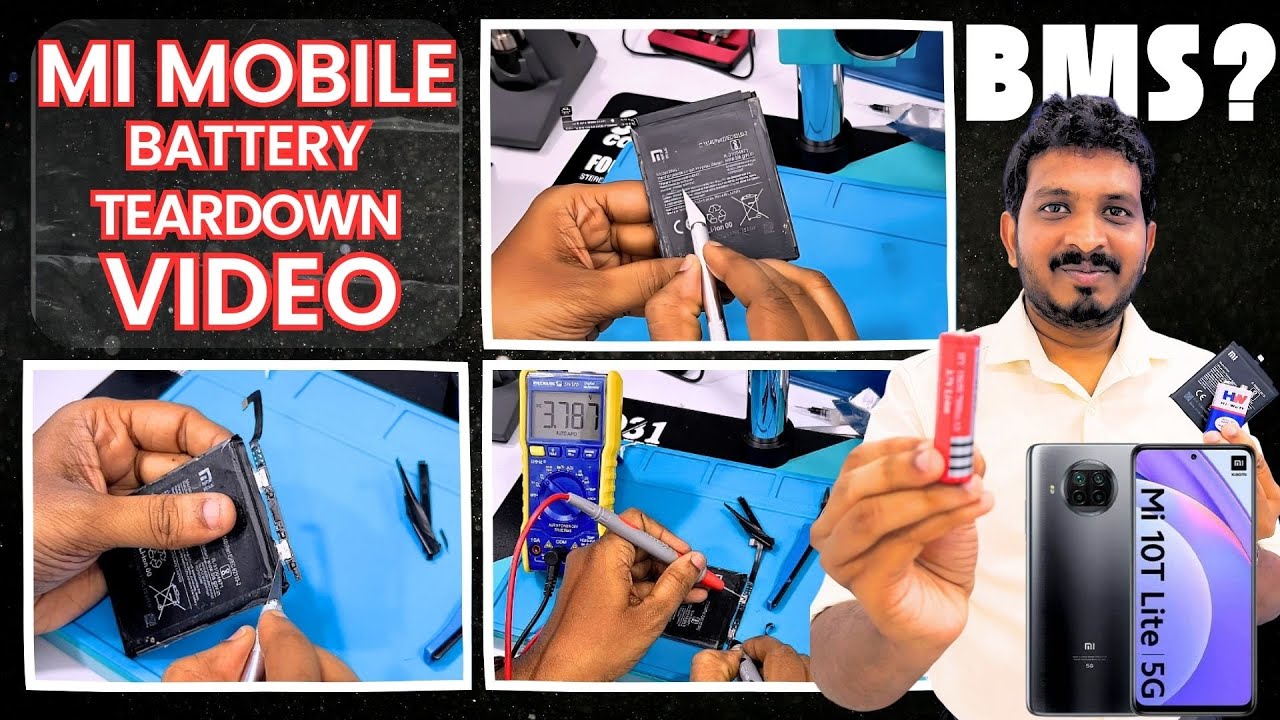 Opening MI Mobile Battery and spotting Battery Management System ...