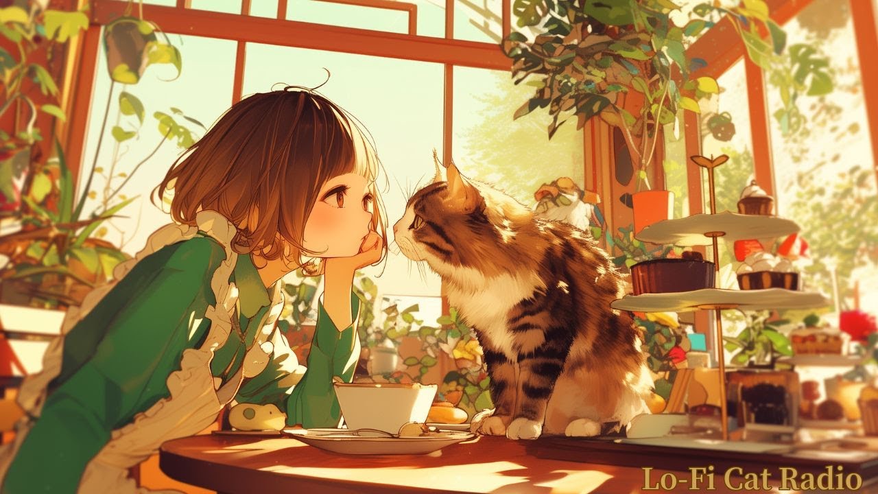 [Live] Lo-Fi Cat Radio Chill Beats with Cats and Dreamy Visuals 🐾 - YouTube