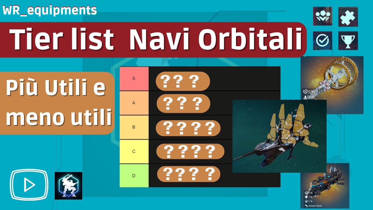 TIER LIST NAVICELLE - Classifica - Quali sono le Navi spaziali più ...